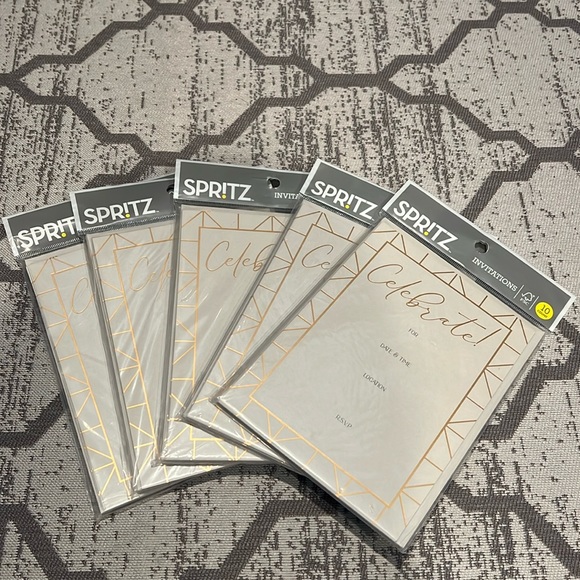 Spritz | Party Supplies | Spritzinvitations 5 Packs Of Count Invitation ...